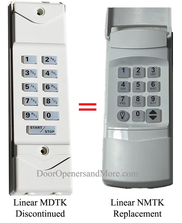 Linear Mega Code MDTK Wireless Keypad 318 MHz - Linear DNT00058 LD033 ...