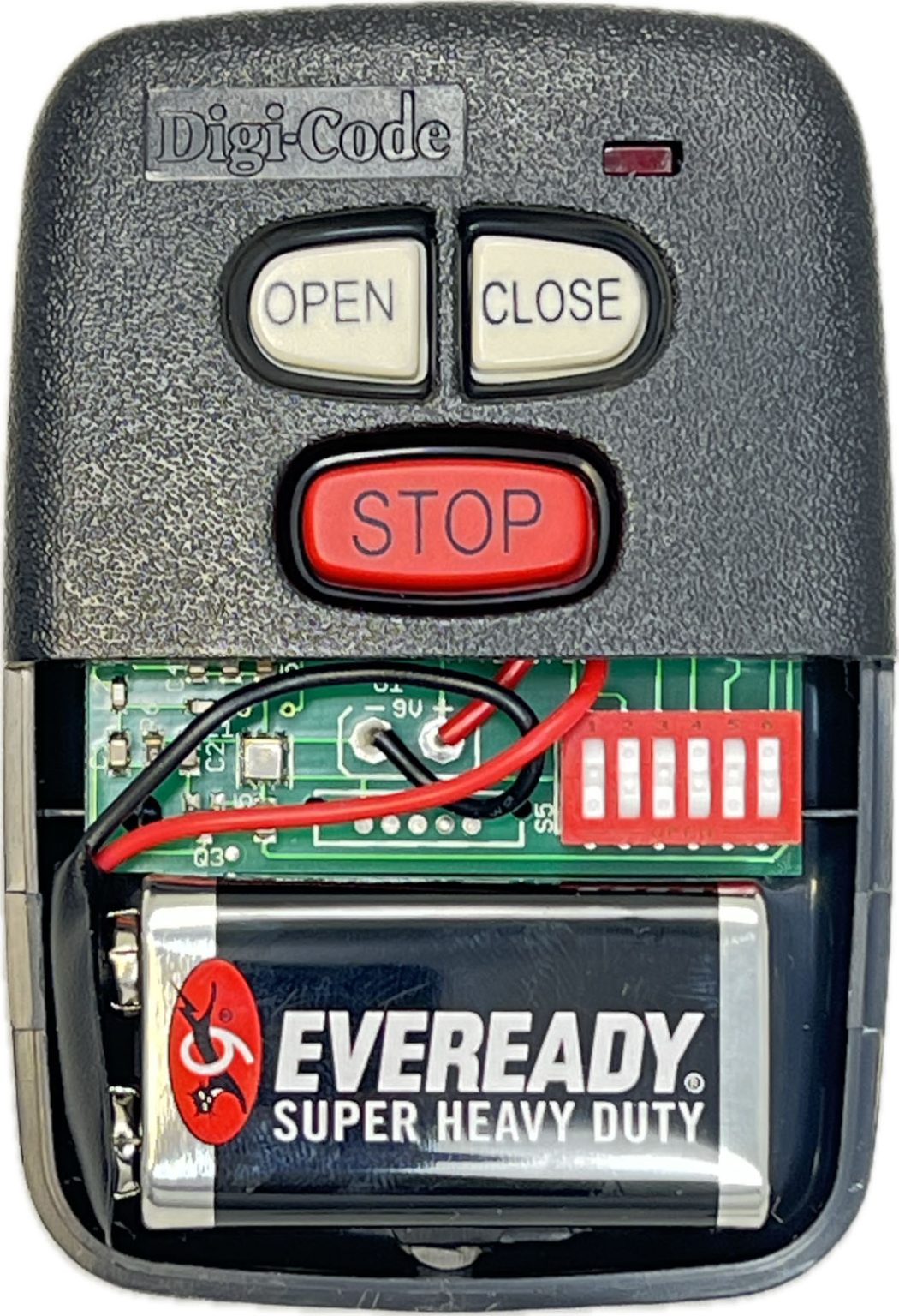 Digi Code 5035 3 Button OPEN CLOSE STOP 433 MHZ Remote Control